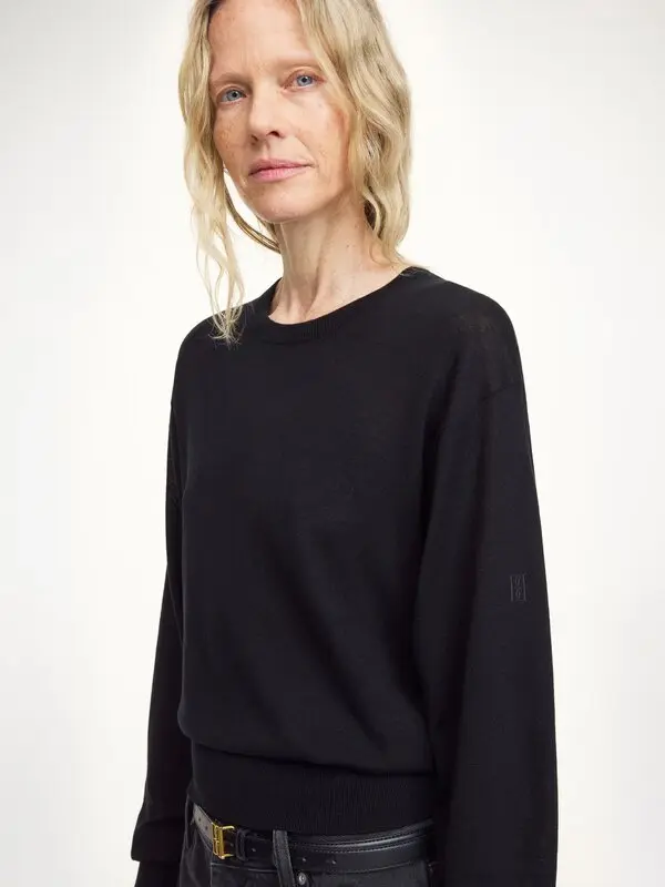 BY MALENE BIRGER Mantea Wool-blend Sweater - Black