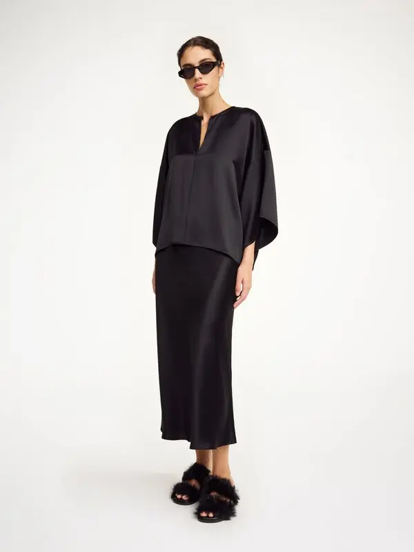 BY MALENE BIRGER Boshan Midi Skirt - Black