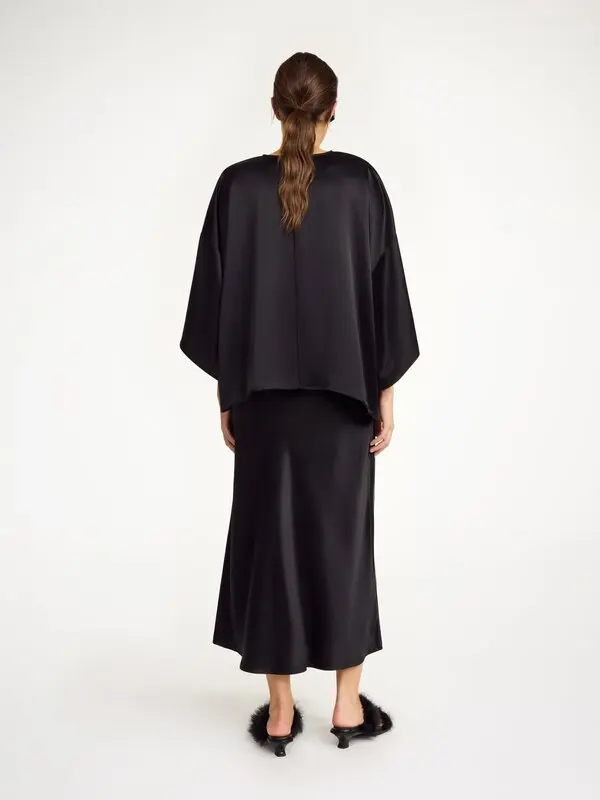 BY MALENE BIRGER Boshan Midi Skirt - Black