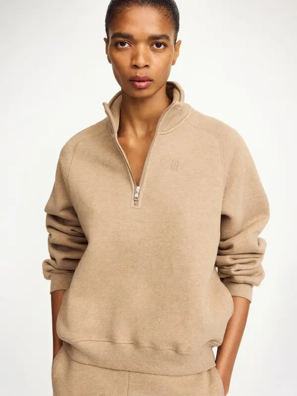 BY MALENE BIRGER Lipa Organic Cotton Sweatshirt - Kelp