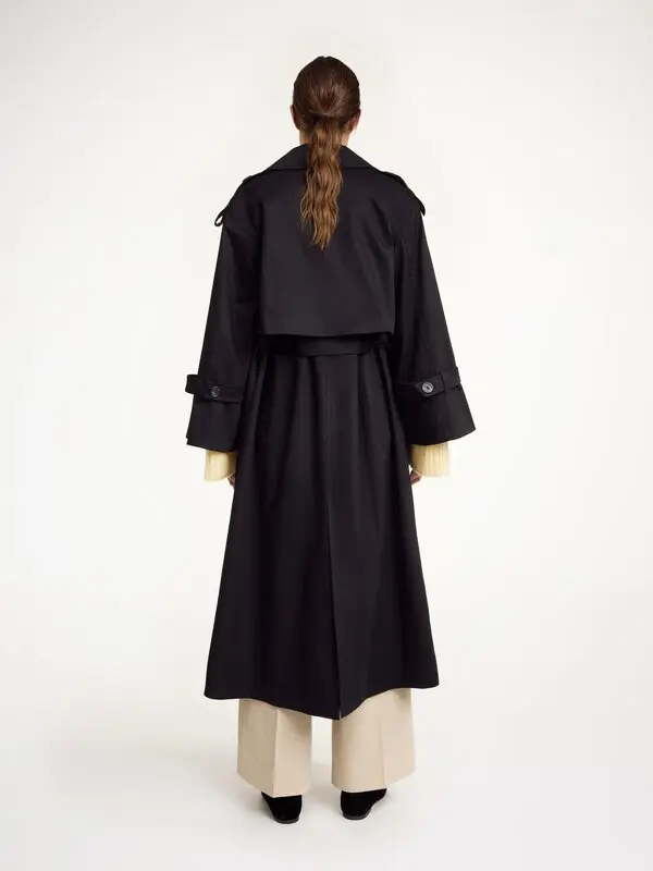 BY MALENE BIRGER Alaya Trench Coat - Black