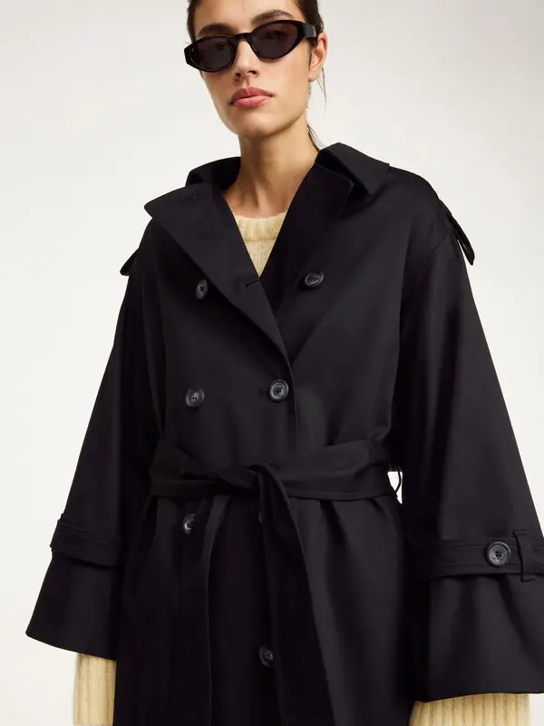 BY MALENE BIRGER Alaya Trench Coat - Black