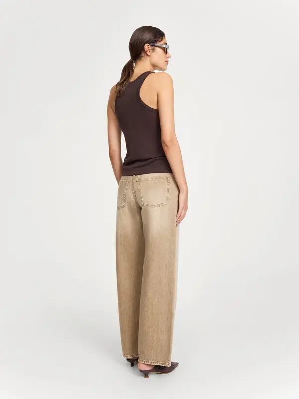 BY MALENE BIRGER Vinola Organic Cotton Jeans - Toasted Coconut