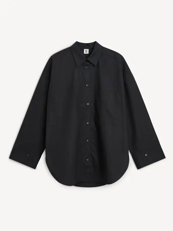 BY MALENE BIRGER Derris Organic Cotton Shirt - Black