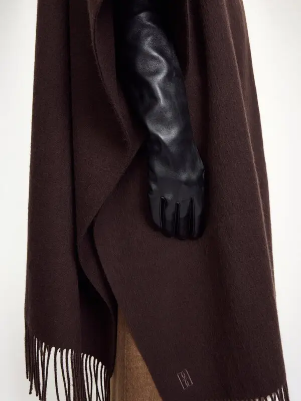 BY MALENE BIRGER Gemi Leather Gloves - Black