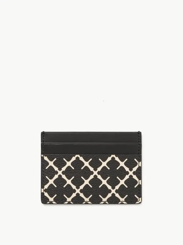 BY MALENE BIRGER Elia Printed Cardholder - Black