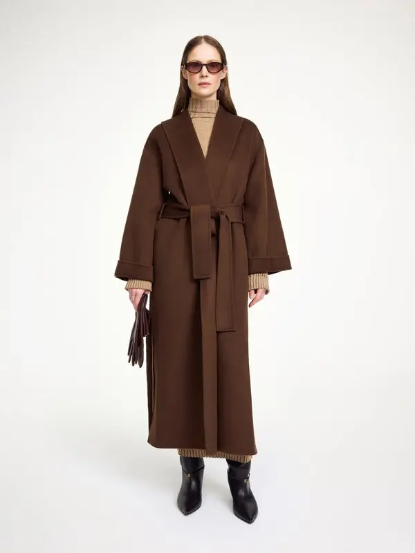 BY MALENE BIRGER Trullem Wool-blend Coat - Carafe