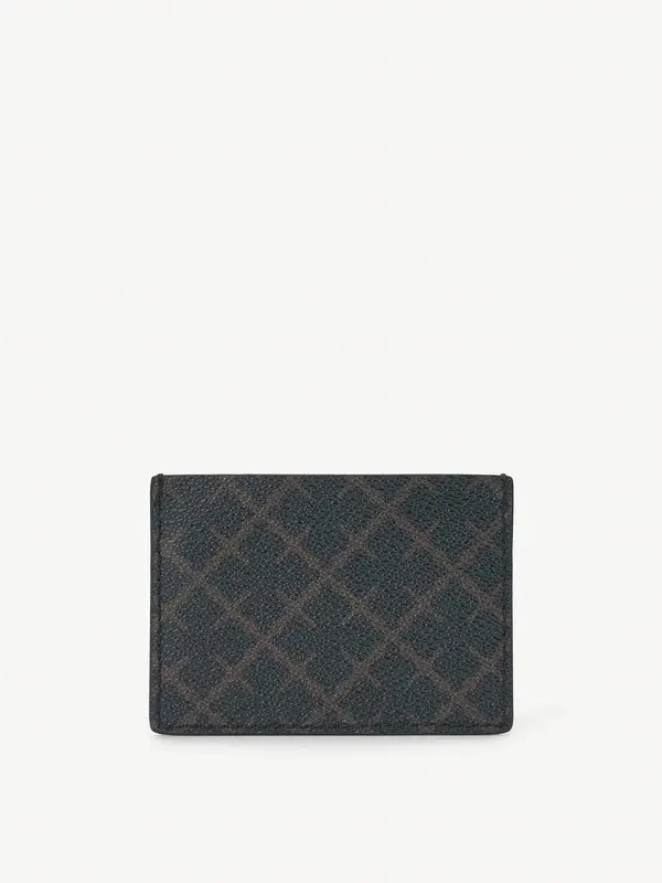 BY MALENE BIRGER Elia Printed Cardholder - Dark Chokolate