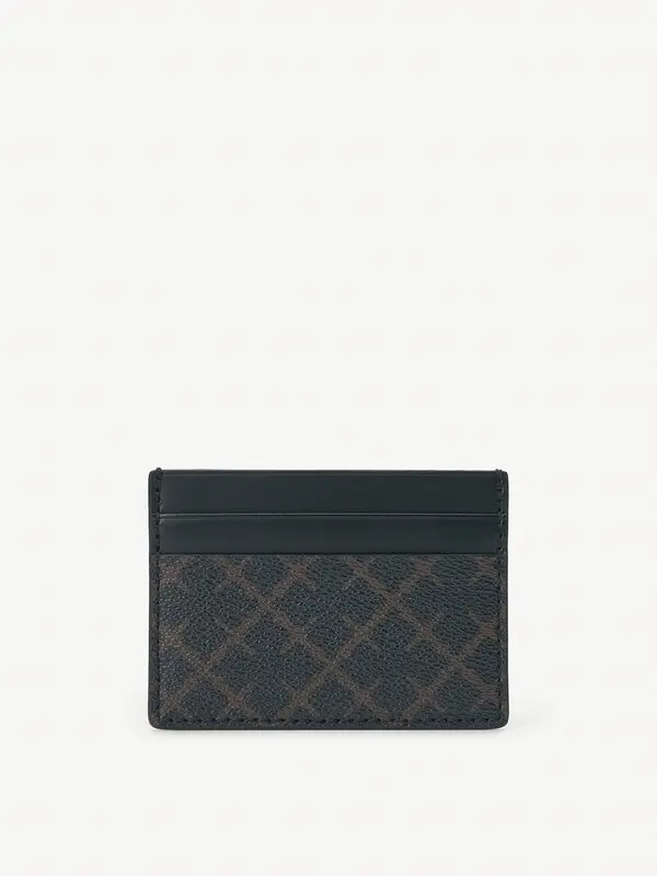 BY MALENE BIRGER Elia Printed Cardholder - Dark Chokolate