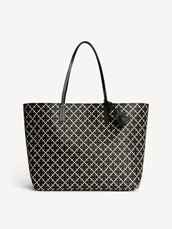 BY MALENE BIRGER Abi Printed Tote Bag - Black