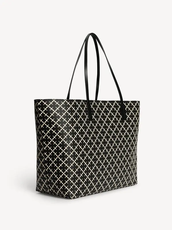 BY MALENE BIRGER Abi Printed Tote Bag - Black