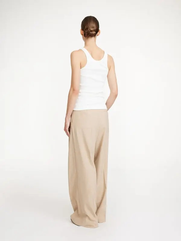 BY MALENE BIRGER Cymbaria High-waisted Trousers - Cinnamon Brown