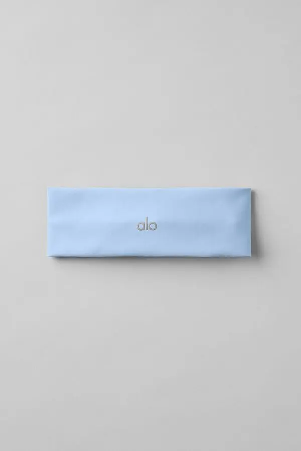 Alo Yoga Alosoft Headband - Airlift Headband - Seashell Blue