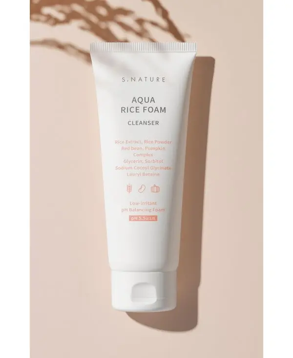 S. NATURE Aqua Rice Foam Cleanser Jombo