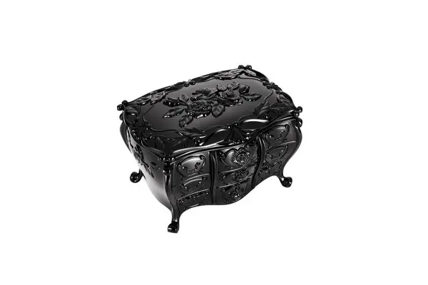 Anna Sui Decorative Makeup Box With Mirror - Black