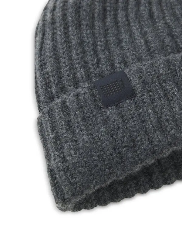 Hugo Boss Hero Ribbed Beanie - Charcoal