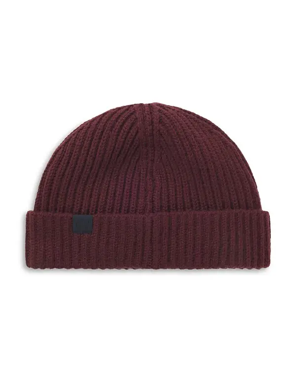 Hugo Boss Hero Ribbed Hat - Dark Red