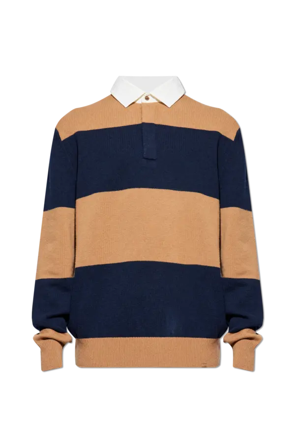 Paul & Shark Striped Wool-cashmere Sweater