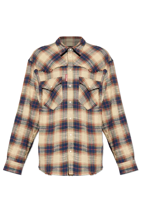 Dsquared2 Cotton Checked Shirt