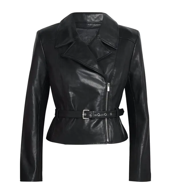 Paige Foxe Lamb Leather Moto Jacket