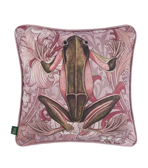 HOUSE OF HACKNEY Hemp Golden Lily Amphibia Cushion - Pink