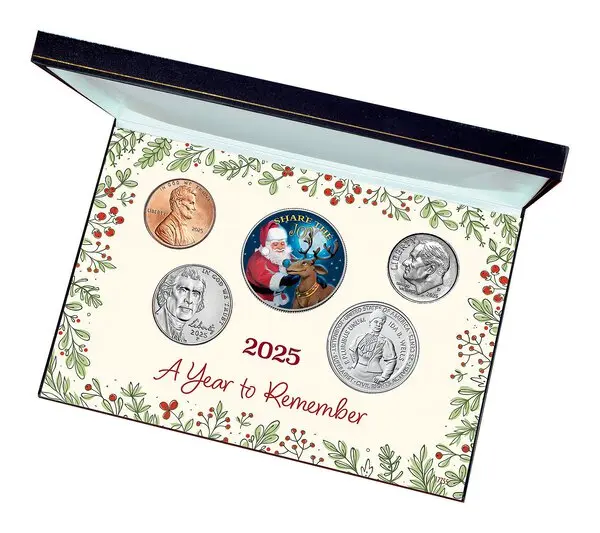 AMERICAN COIN TREASURES 2025 Year To Remember S Anta Box Set - One-color