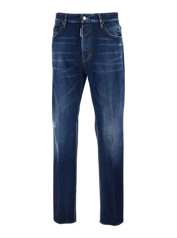 Dsquared2 642 Jeans With Logo Patch