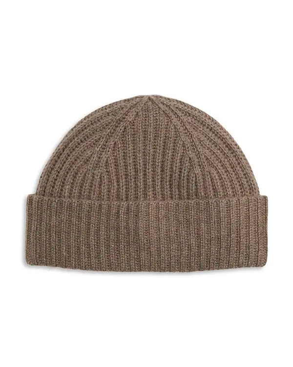 Bloomingdale'S Chunky Ribbed Knit Beanie - Mushroom Heather