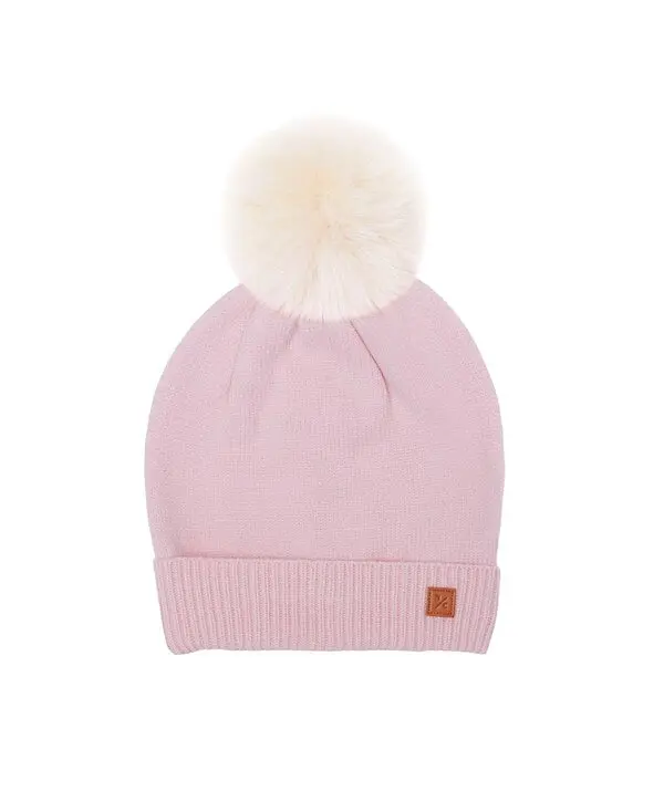 NORTHERN CLASSICS Knit Pom Beanie - Ballerina Pink