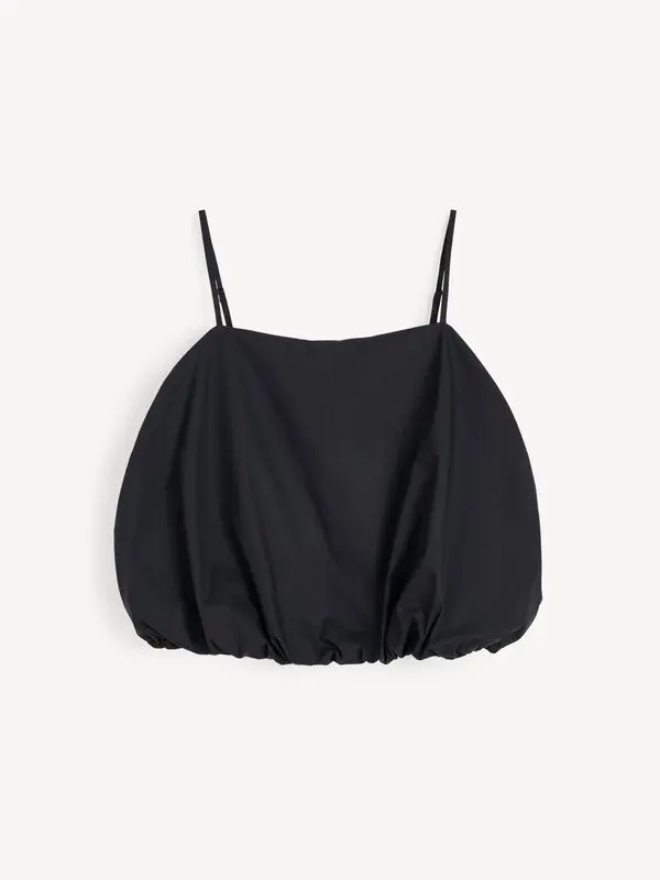 BY MALENE BIRGER Mia Organic Cotton Top - Black