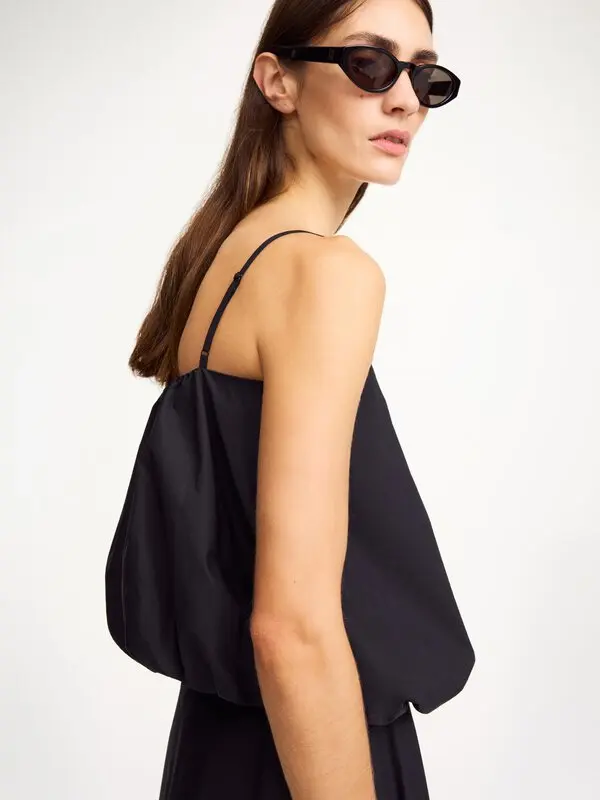 BY MALENE BIRGER Mia Organic Cotton Top - Black