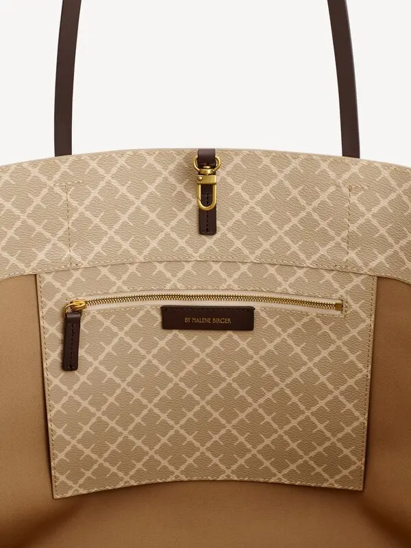BY MALENE BIRGER Abi Printed Tote Bag - Feather