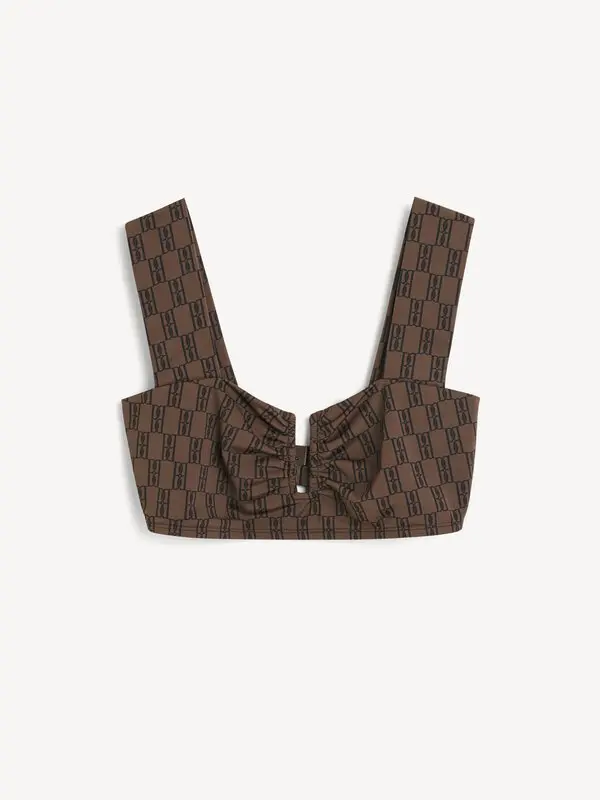 BY MALENE BIRGER Belira Bikini Top - Dark Mahogany
