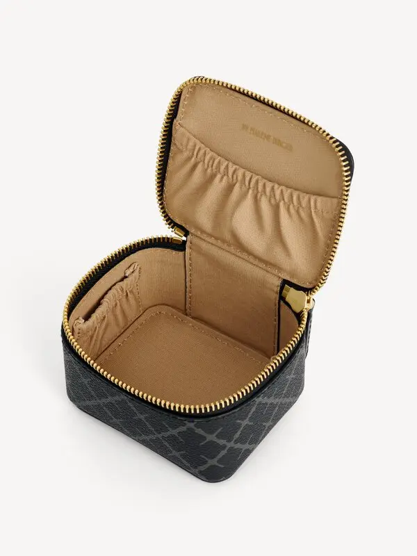 BY MALENE BIRGER Bijoux Jewellery Bag - Charcoal