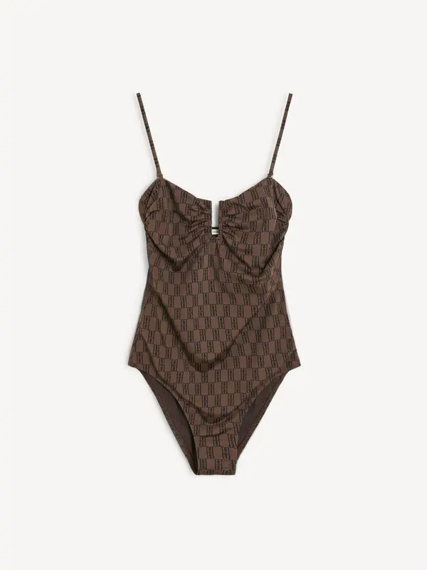 BY MALENE BIRGER Cocesa One-piece Swimsuit - Dark Mahogany