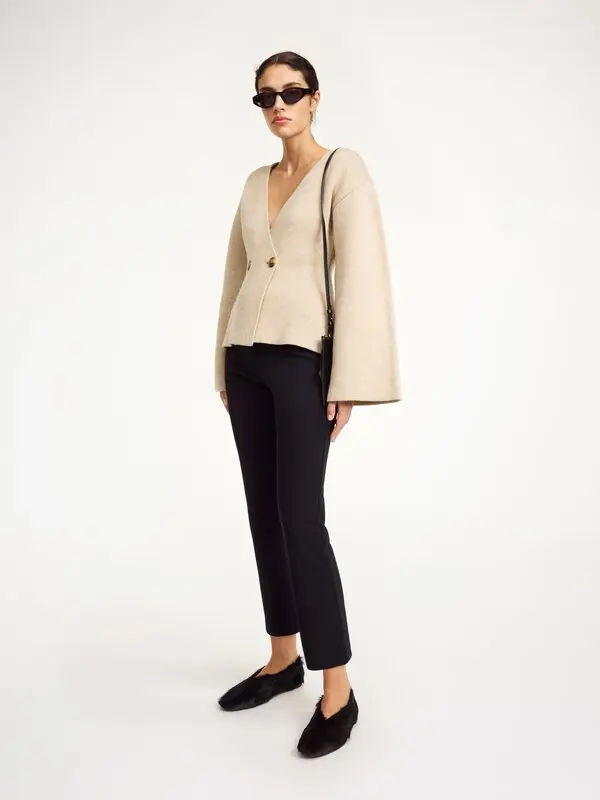 BY MALENE BIRGER Vilea Cropped Trousers - Black