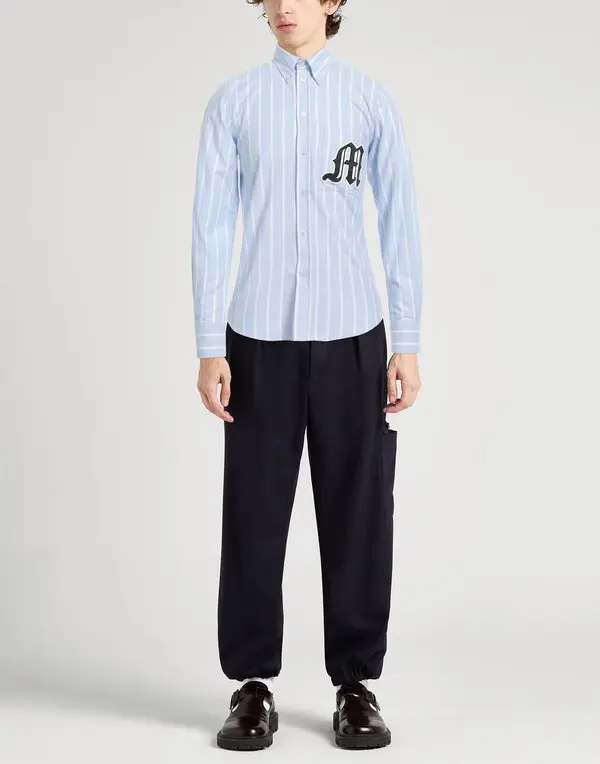 MSGM Shirt Light Size Cotton - Blue