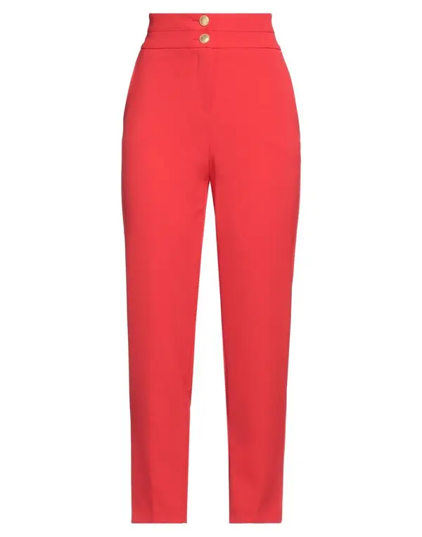 NENETTE Tapered Crepe Pants - Red