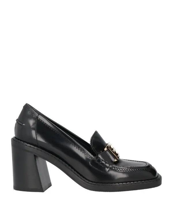 Bally Calfskin Loafers With Metal Appliqués
