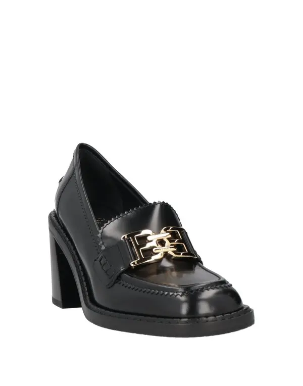 Bally Calfskin Loafers With Metal Appliqués