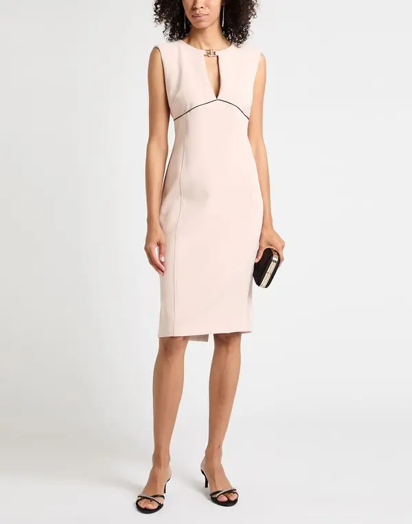 Liu Jo Midi Bodycon Dress - Blush