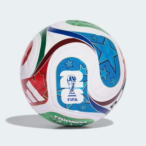 Adidas Fifa World Cup 26™ Trionda League Ball - White / Royal Blue / Solar Blue / Power Red