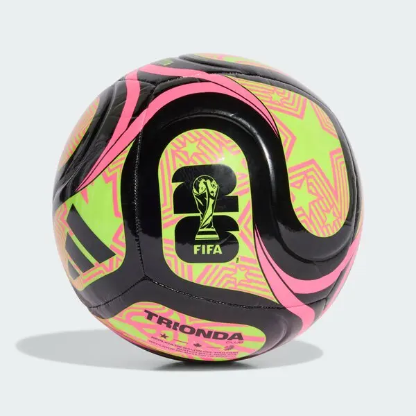 Adidas Fifa World Cup 26™ Trionda Club Ball - Black / Lucid Lemon / Lucid Pink