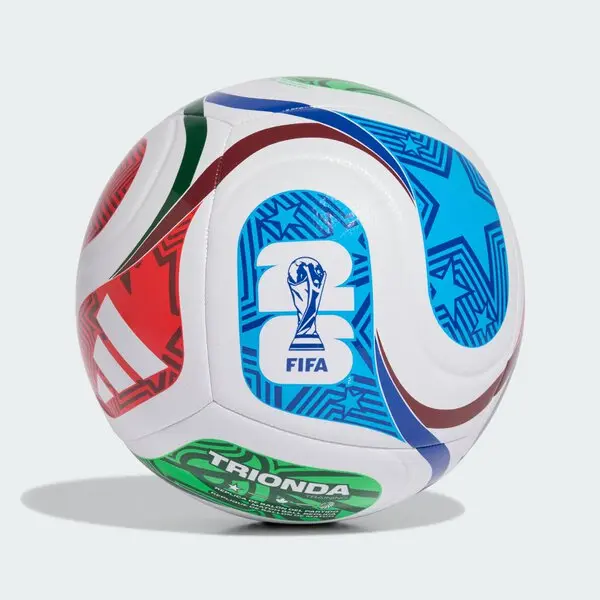 Adidas Fifa World Cup 26™ Trionda Training Ball - White / Royal Blue / Solar Blue / Power Red