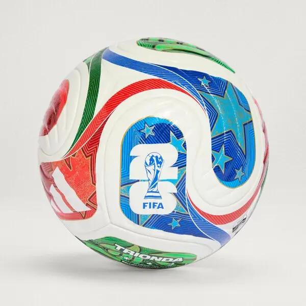 Adidas Fifa World Cup 26™ Trionda Pro Ball - White / Solar Blue / Hi-res Red / Flash Lime