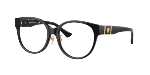 Versace Ve3351d Eyeglasses - Black