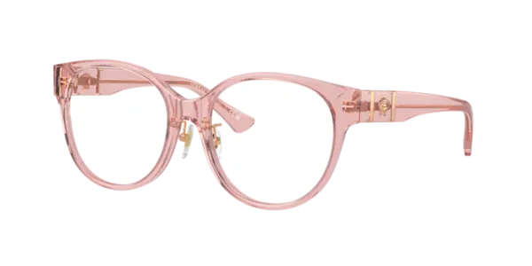 Versace Ve3351d Eyeglasses - Peach Transparent