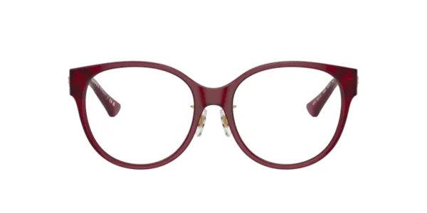 Versace Ve3351d Eyeglasses - Transparent Bordeaux