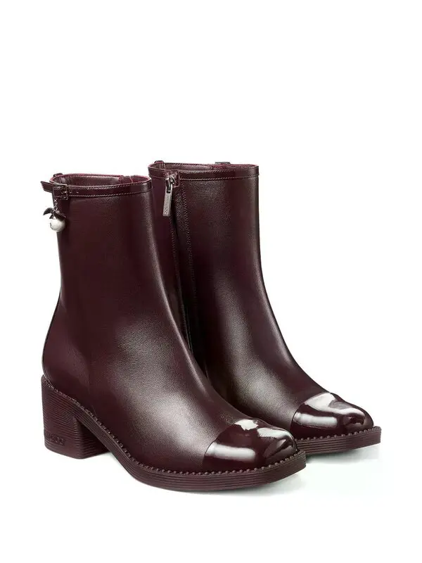 JIMMY CHOO Adry 60 Leather Ankle Boots - Brown