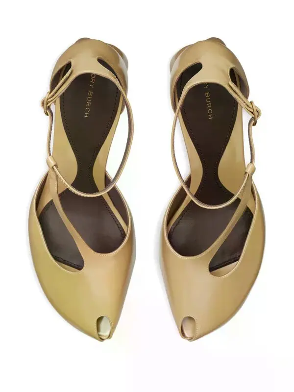 Tory Burch T-strap Pumps - Brown